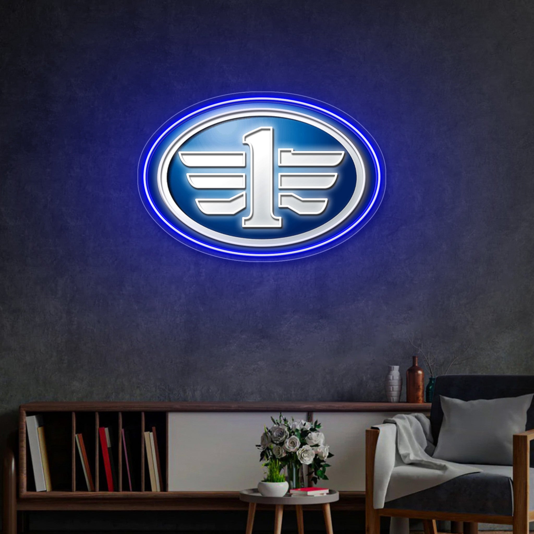 FAW LED Neon Sign - Premium Neon Light for FAW Enthusiasts & Garages