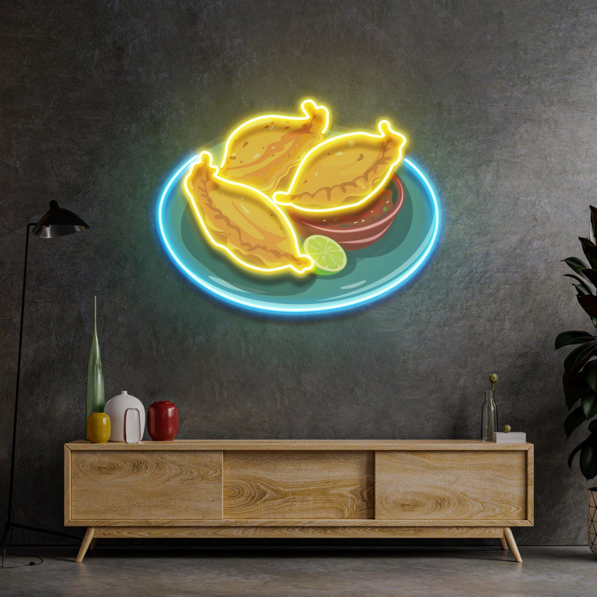 Empanada LED Neon Sign Light Pop Art